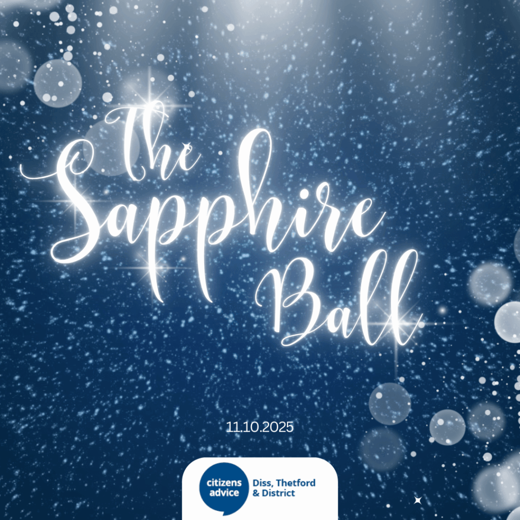Sapphire Ball | Black-Tie Charity Ball | Citizens Advice Diss, Thetford